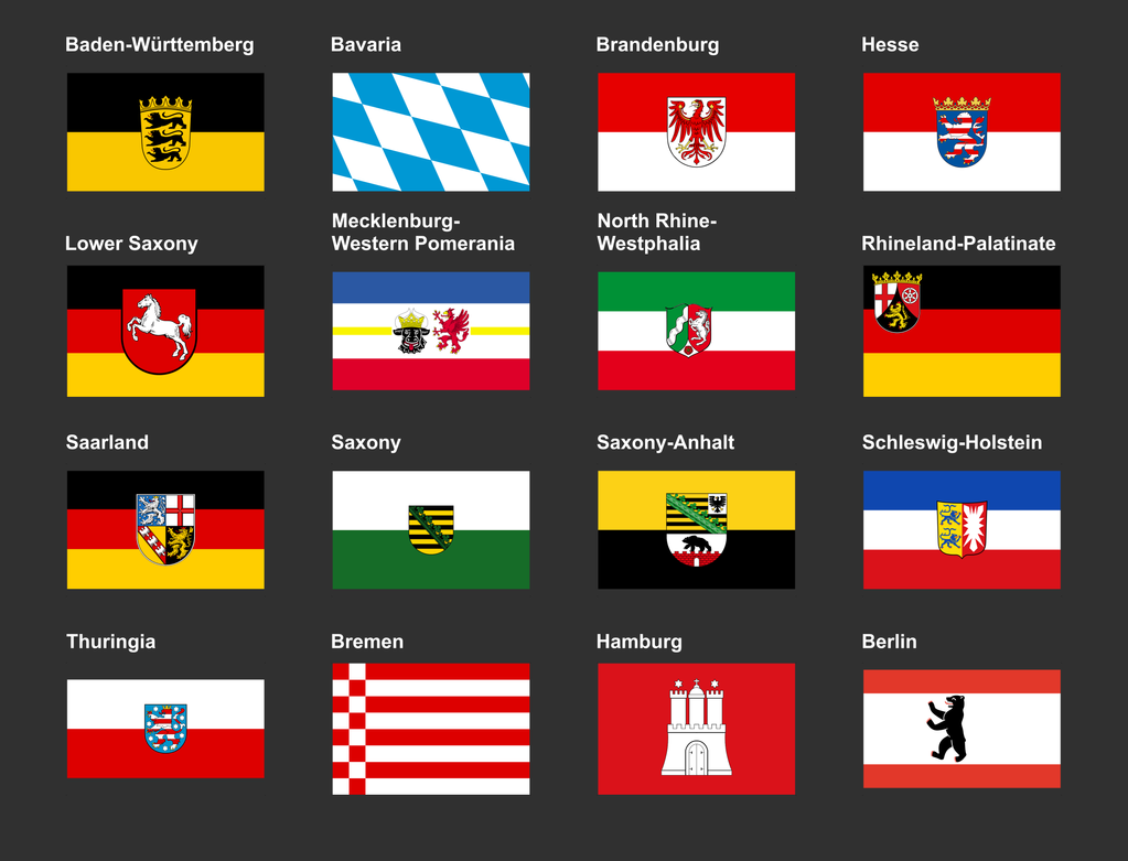 Compiled: Current flags of States of Germany by MagnumDrako25 on DeviantArt Compiled: Current flags of States of Germany by MagnumDrako25 on DeviantArt