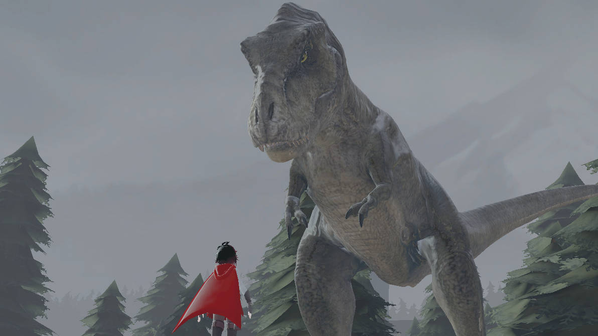 Ruby Meets Rexy The T Rex By Stiggo Stygimoloch On Deviantart