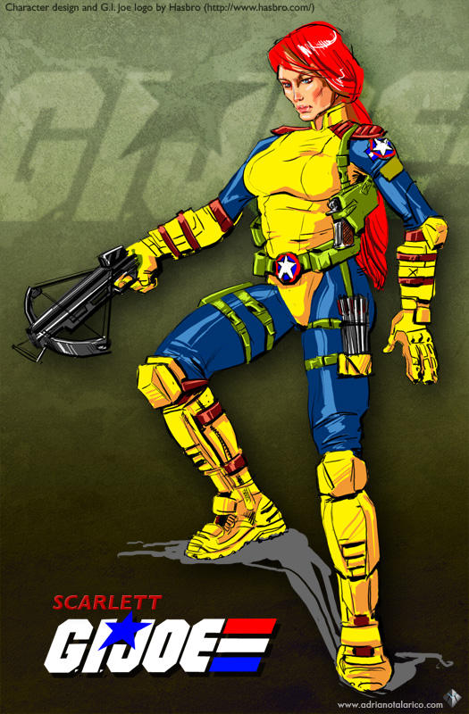 Scarlett Gi Joe Concept 01 By Artenauta On Deviantart