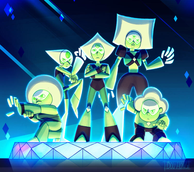 Steven Universe Peridot And The Peridots By Dou Hong On Deviantart