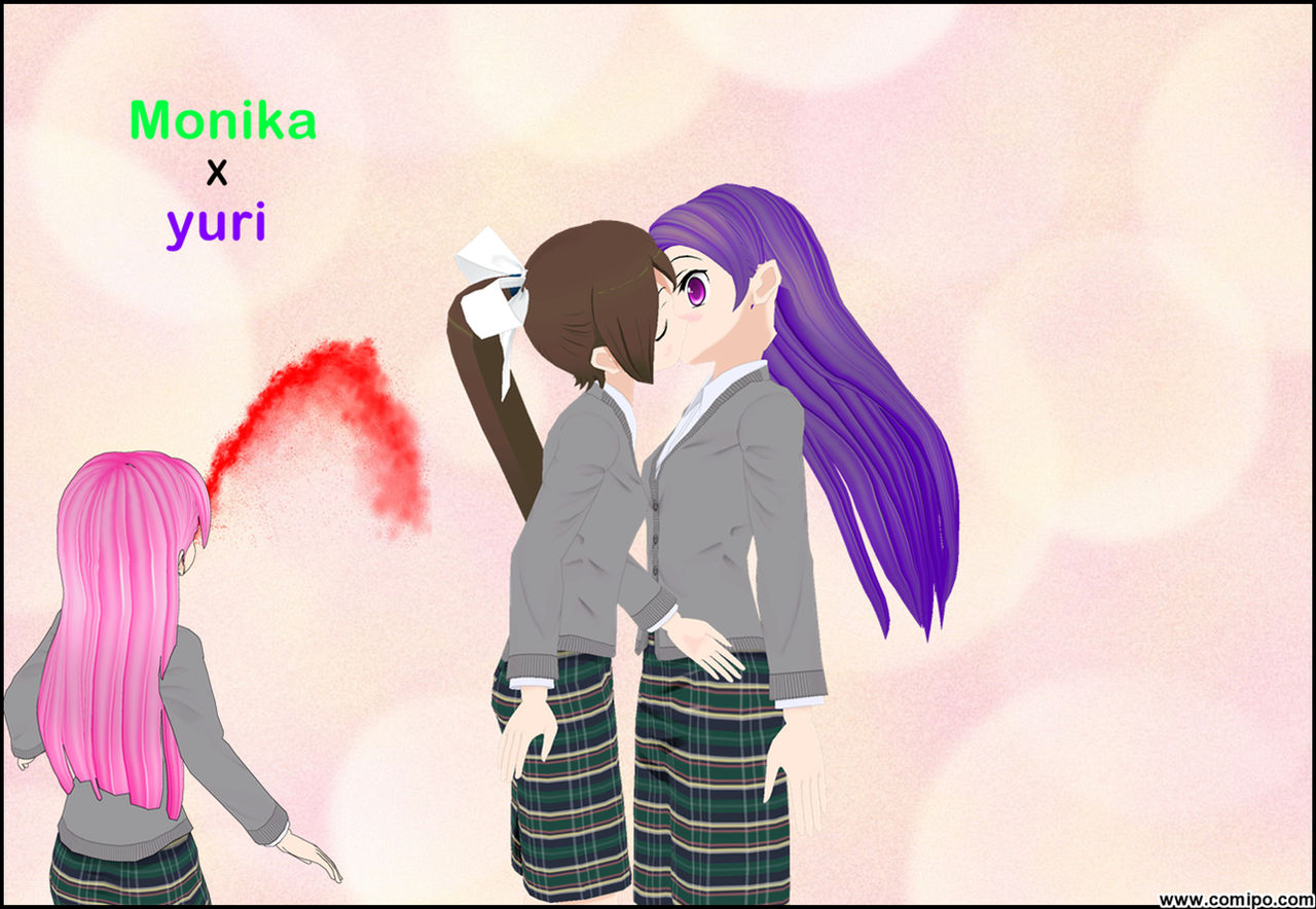 Monika X Yuri By Mangpor511 On Deviantart