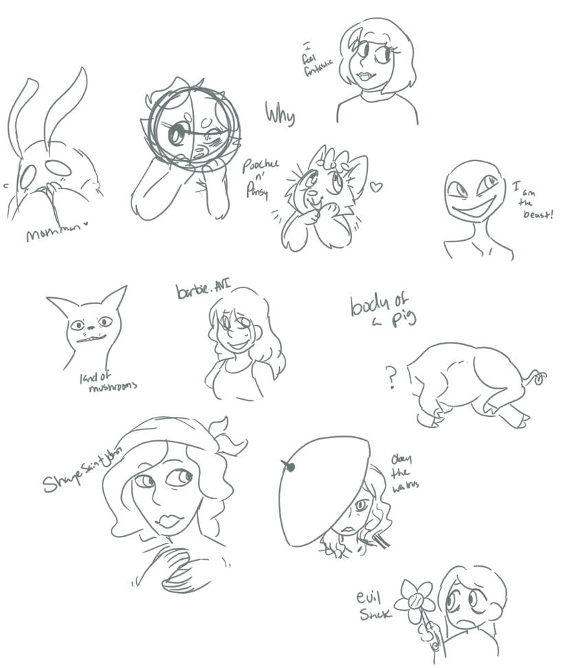 Yall Weirdos Doodles By Mentalhiatus On Deviantart