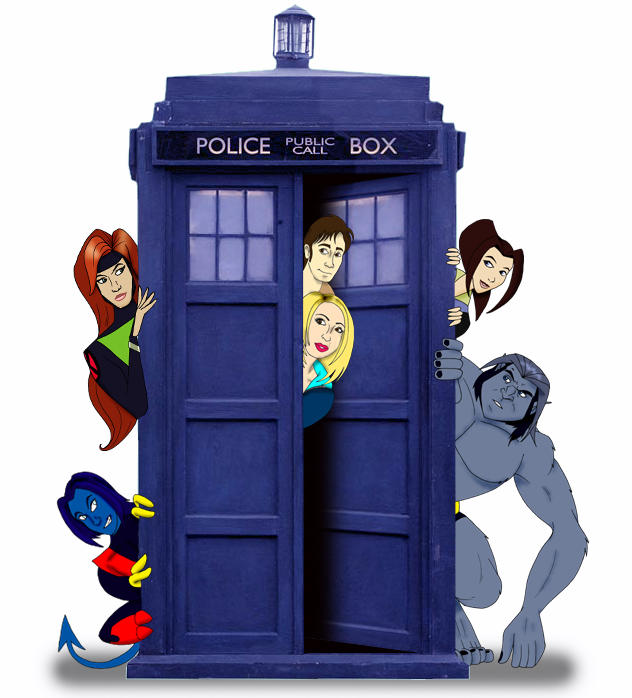 When Dr Who met The X-Men by FabFelipe on DeviantArt