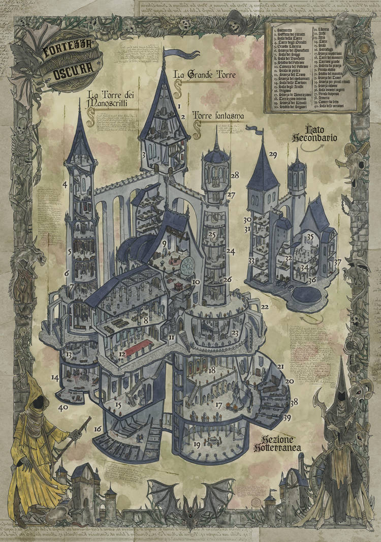Dark Fortress Map By Moreno Paissan Art By MorenoPaissanMap On DeviantArt dark-fortress-map-by-moreno-paissan-art-by-morenopaissanmap-on-deviantart