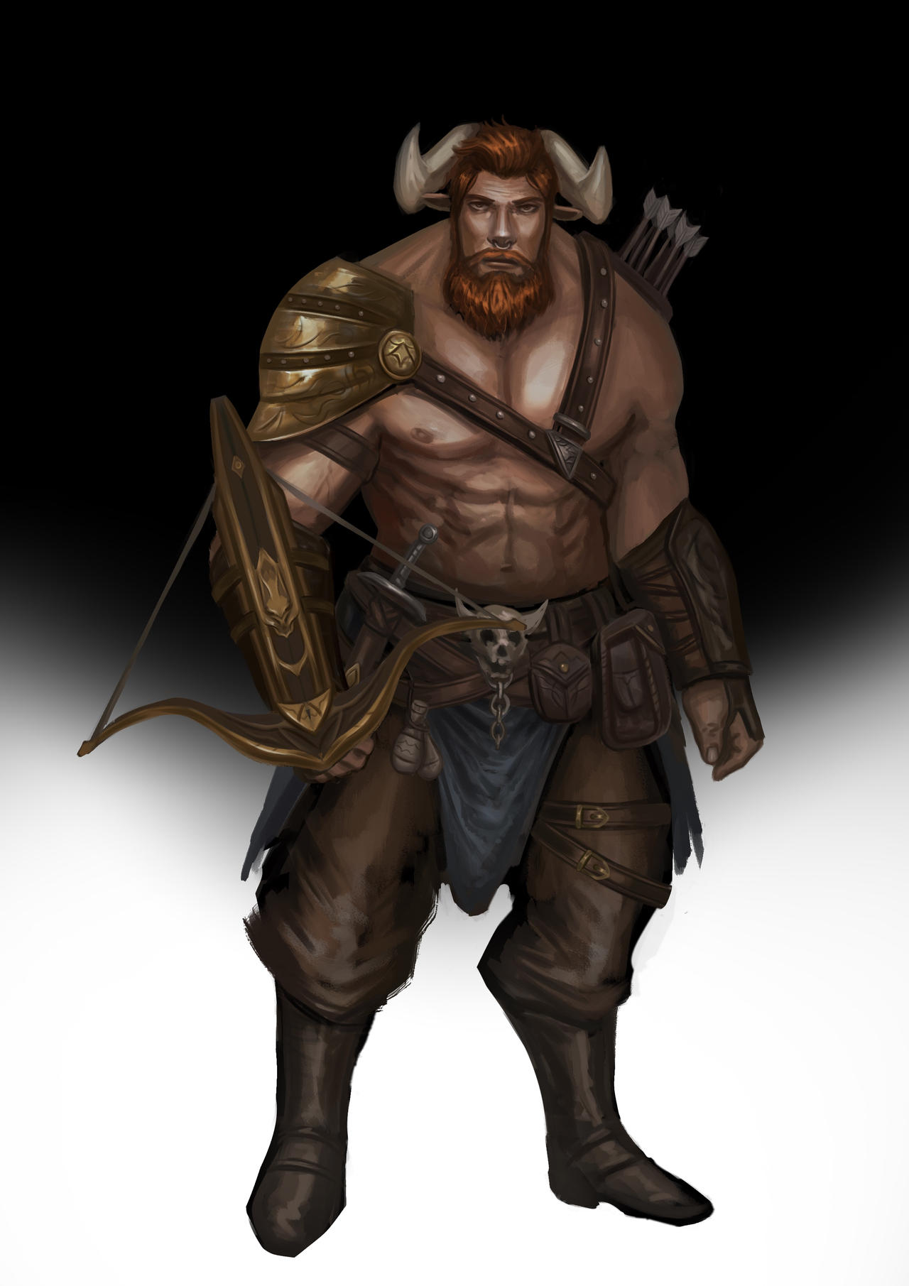 Dnd half minotaur archer by maggent4 on DeviantArt Dnd half minotaur archer by maggent4 on DeviantArt