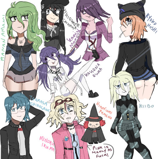 Dangan Ronpa V3 Genderbends By Miikochaan On Deviantart