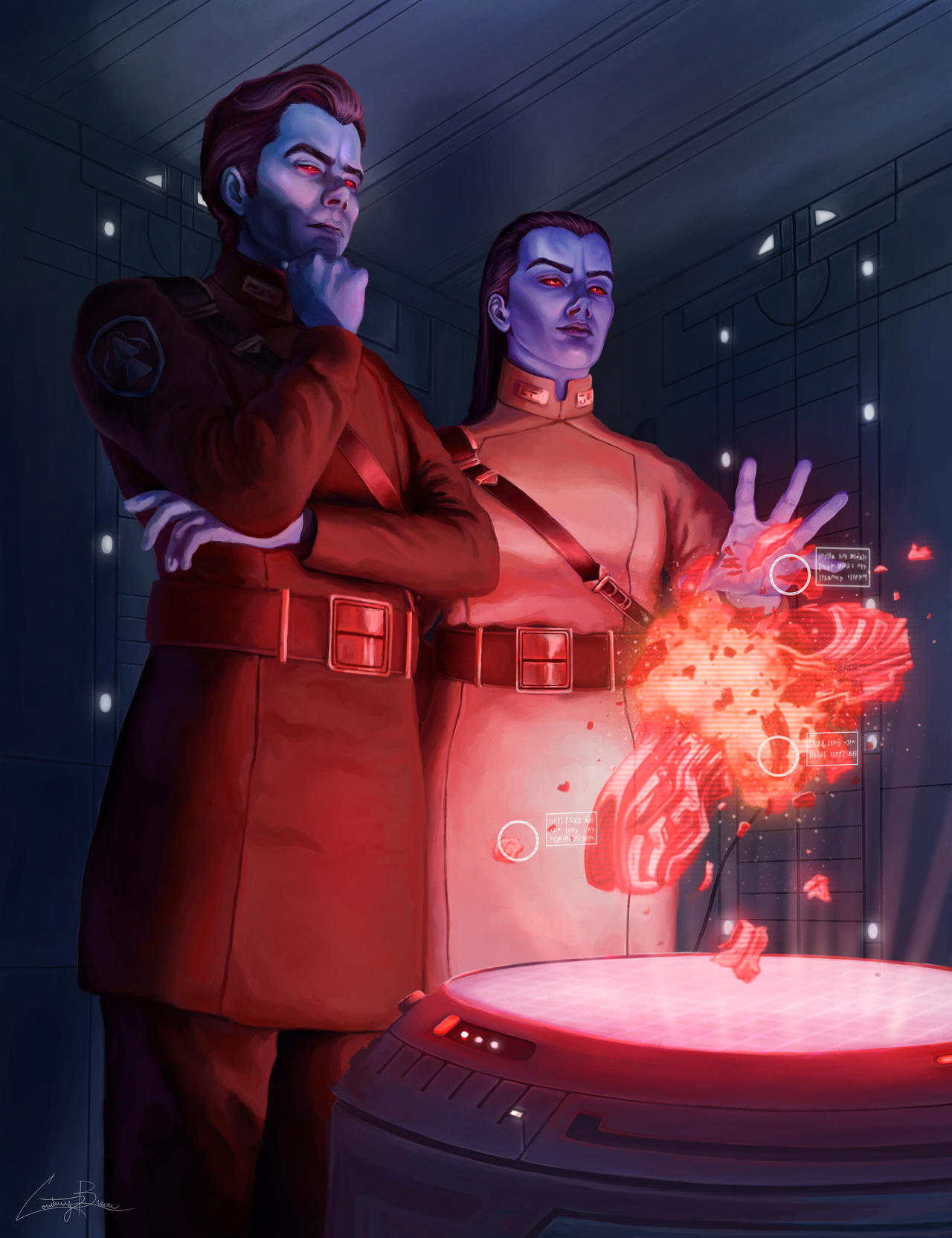 Chiss Officers By Braunca On Deviantart