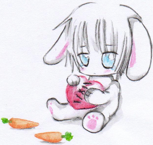 Sad little bunny by ashita-no-tsuyu on DeviantArt