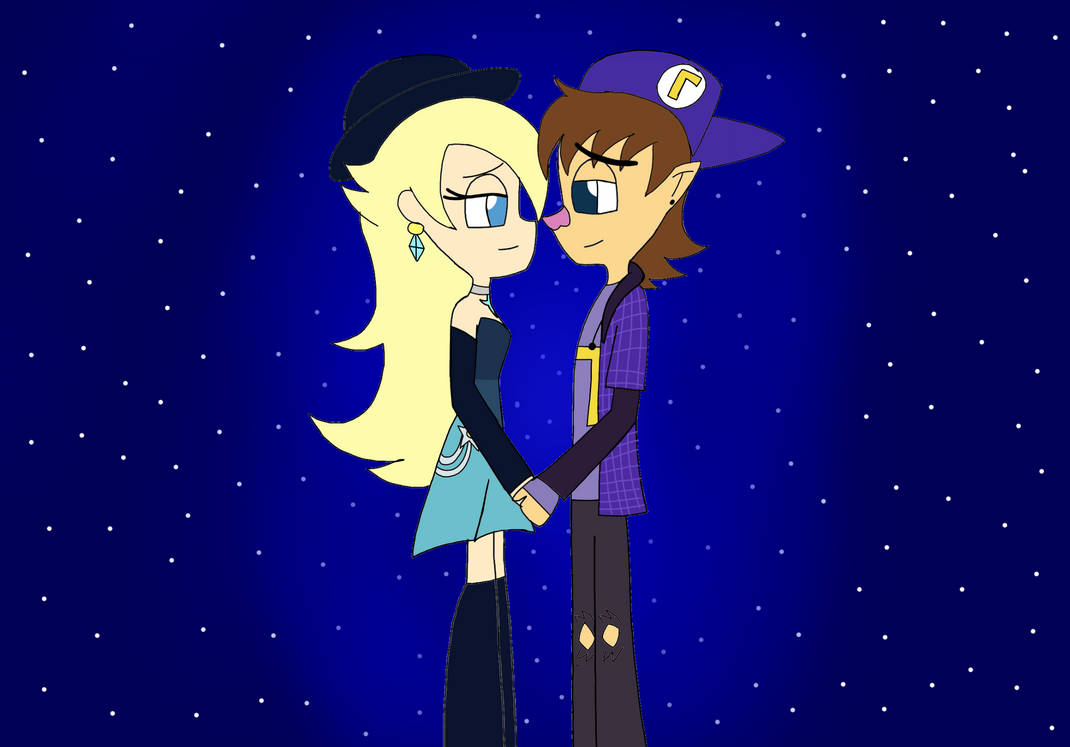 Waluigi X Rosalina Love Nintendo High Version By Invaderarizona On Deviantart