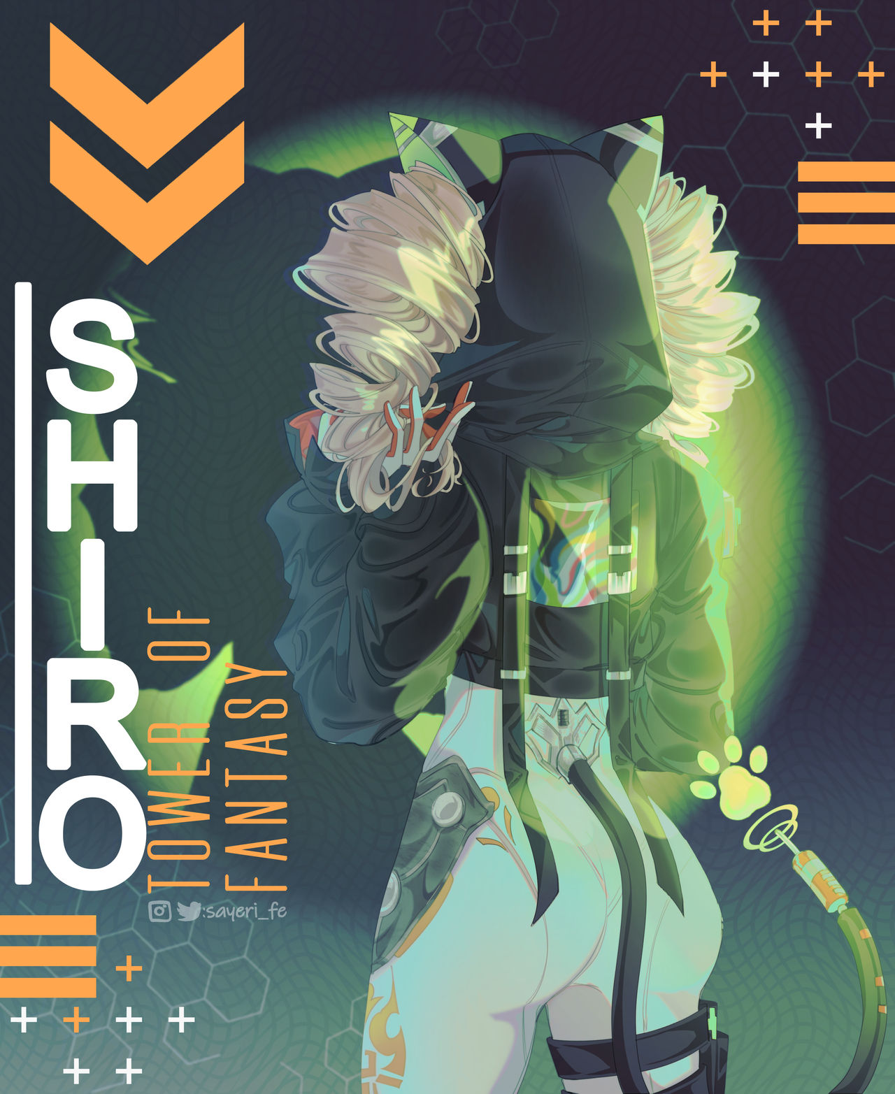 Tower of fantasy: Shiro by sayerrri on DeviantArt Tower of fantasy: Shiro by sayerrri on DeviantArt