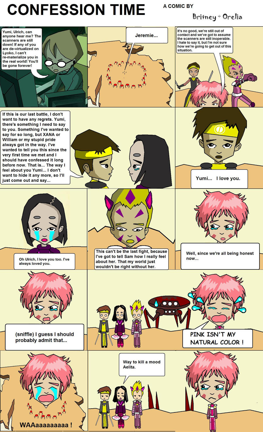 Code Lyoko: Confession Time by TheAngstyTrio on DeviantArt