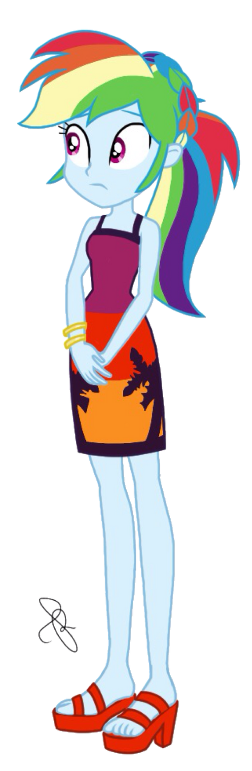 Eqg Series Rainbow Dash In Resort Party Wear By Ilaria122 On Deviantart