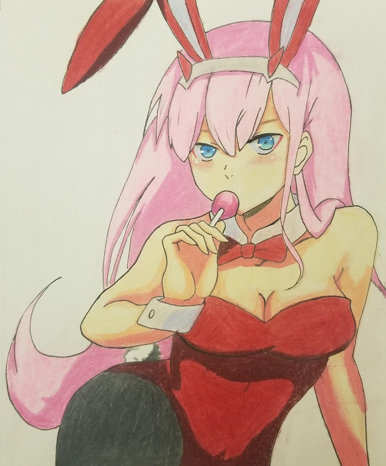 Zero Two Fanart By Dabegx On Deviantart