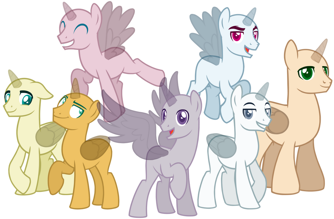 Male Mane 6 Base By Magicalbases On Deviantart