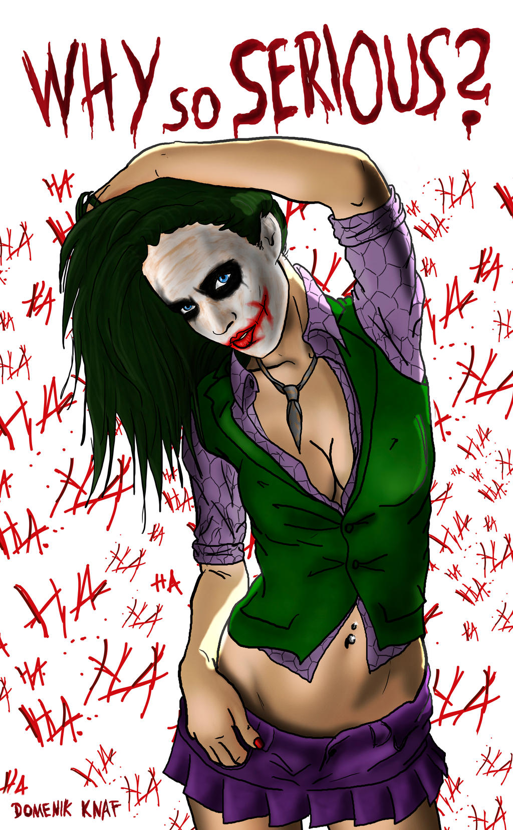 Female Joker By Commander Schleicher On Deviantart