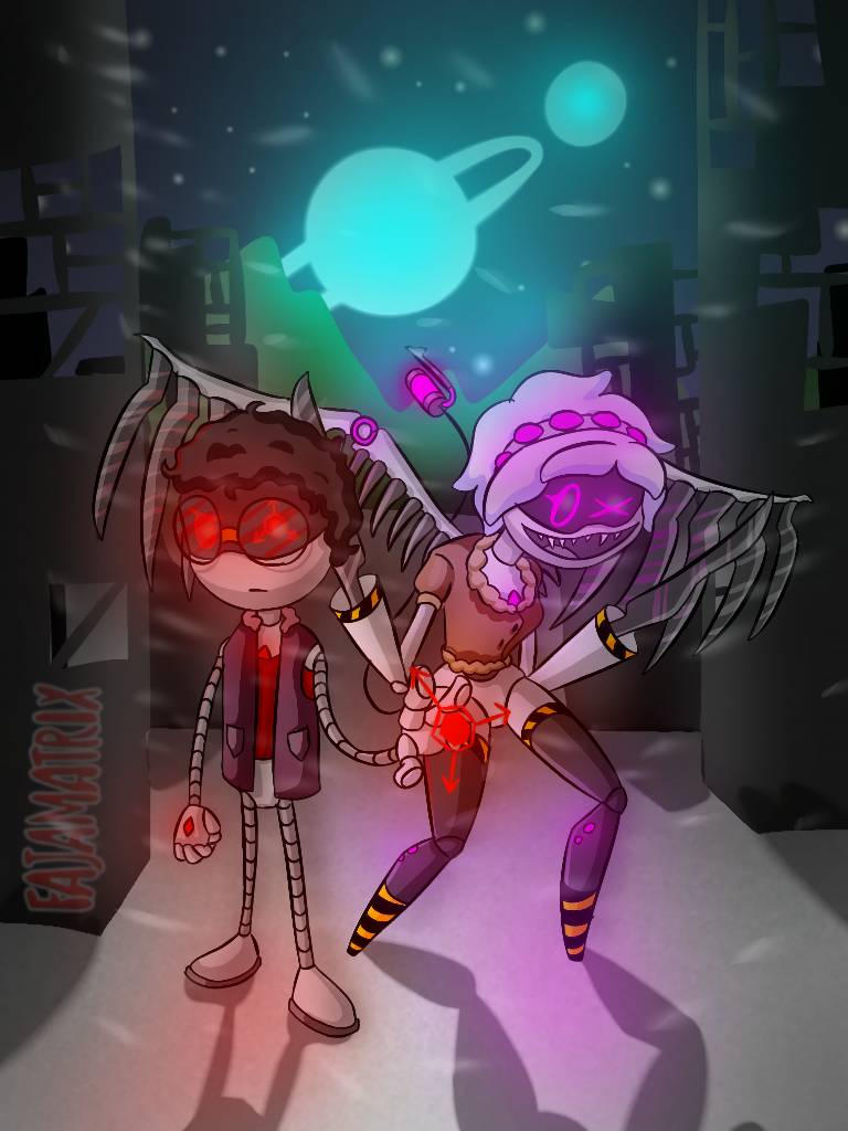Murder Drones Au By Fajamatrix On Deviantart