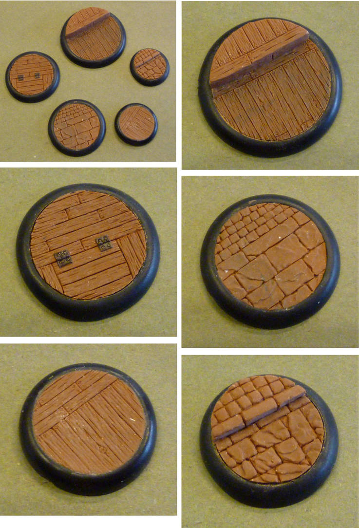 Sculpted lipped bases for wargaming by MechanicalHorizon on DeviantArt Sculpted lipped bases for wargaming by MechanicalHorizon on DeviantArt