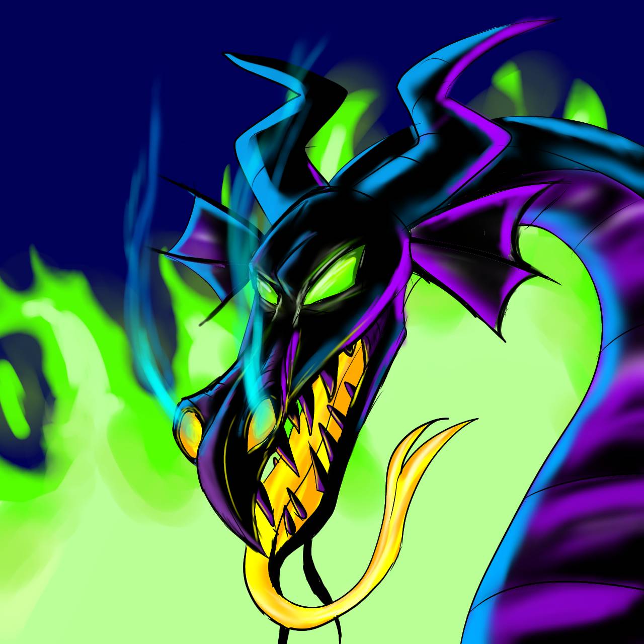 Maleficent Dragon By Shintametronic On Deviantart