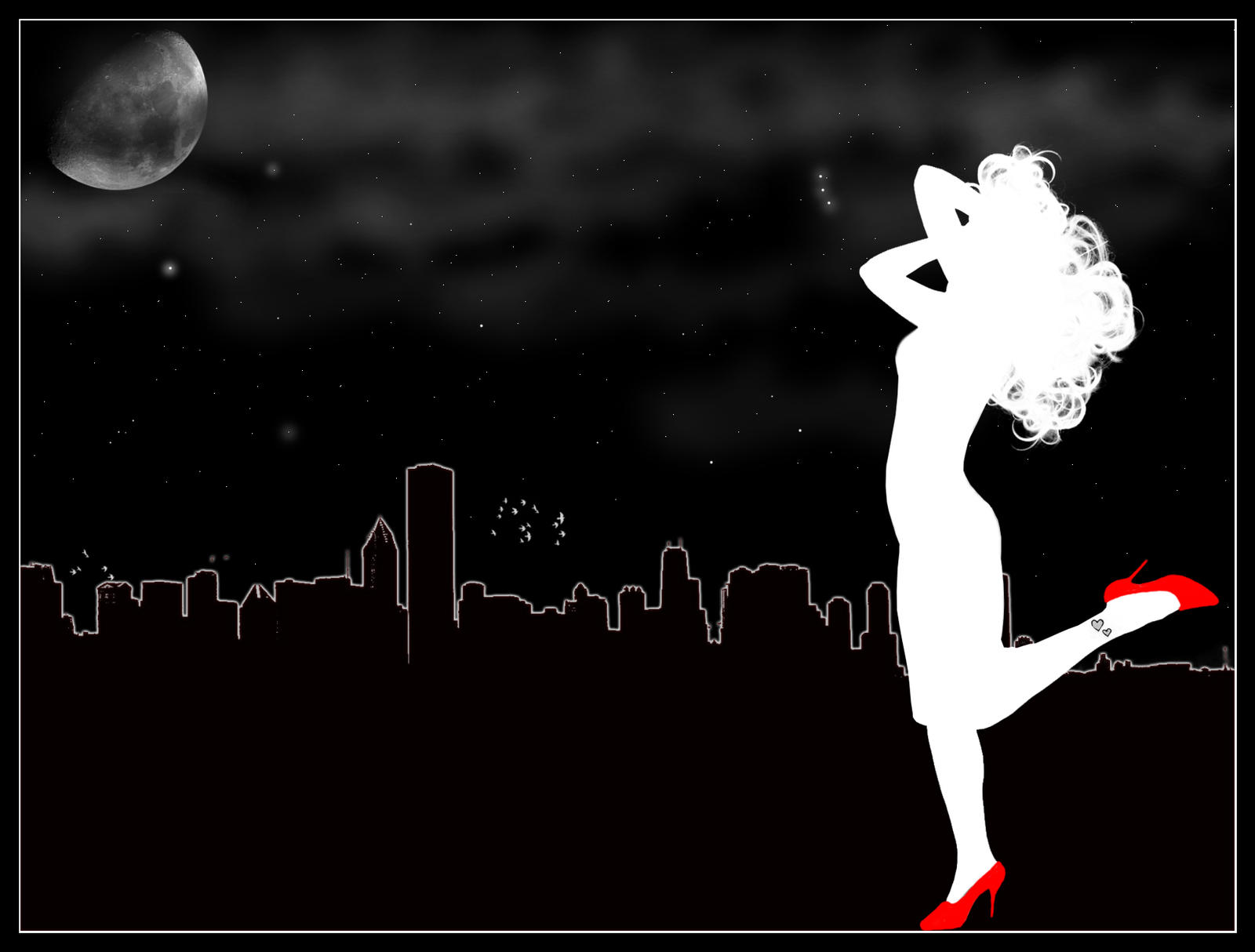 Silhouette Night - Wallpaper by Kalven on DeviantArt