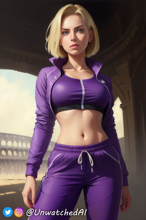 Android 18 By Unwatchedai On Deviantart