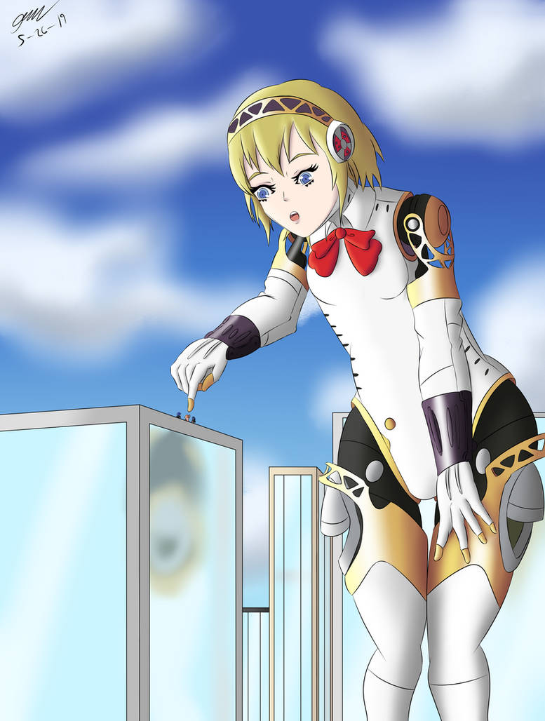 Giantess Aigis Commission By Gtsmaycry7 On Deviantart