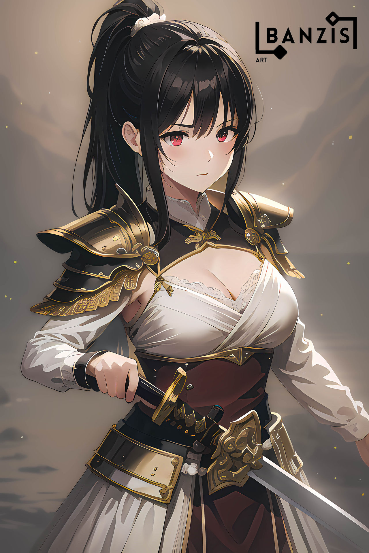 Sparkling Swordswoman By Banziness On Deviantart
