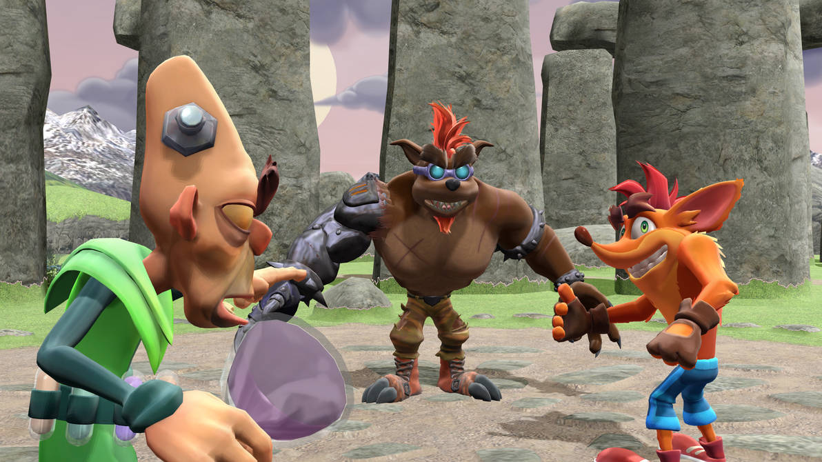 Crash Bandicoot N Compatible Crunch By Thehomingbluestar On Deviantart