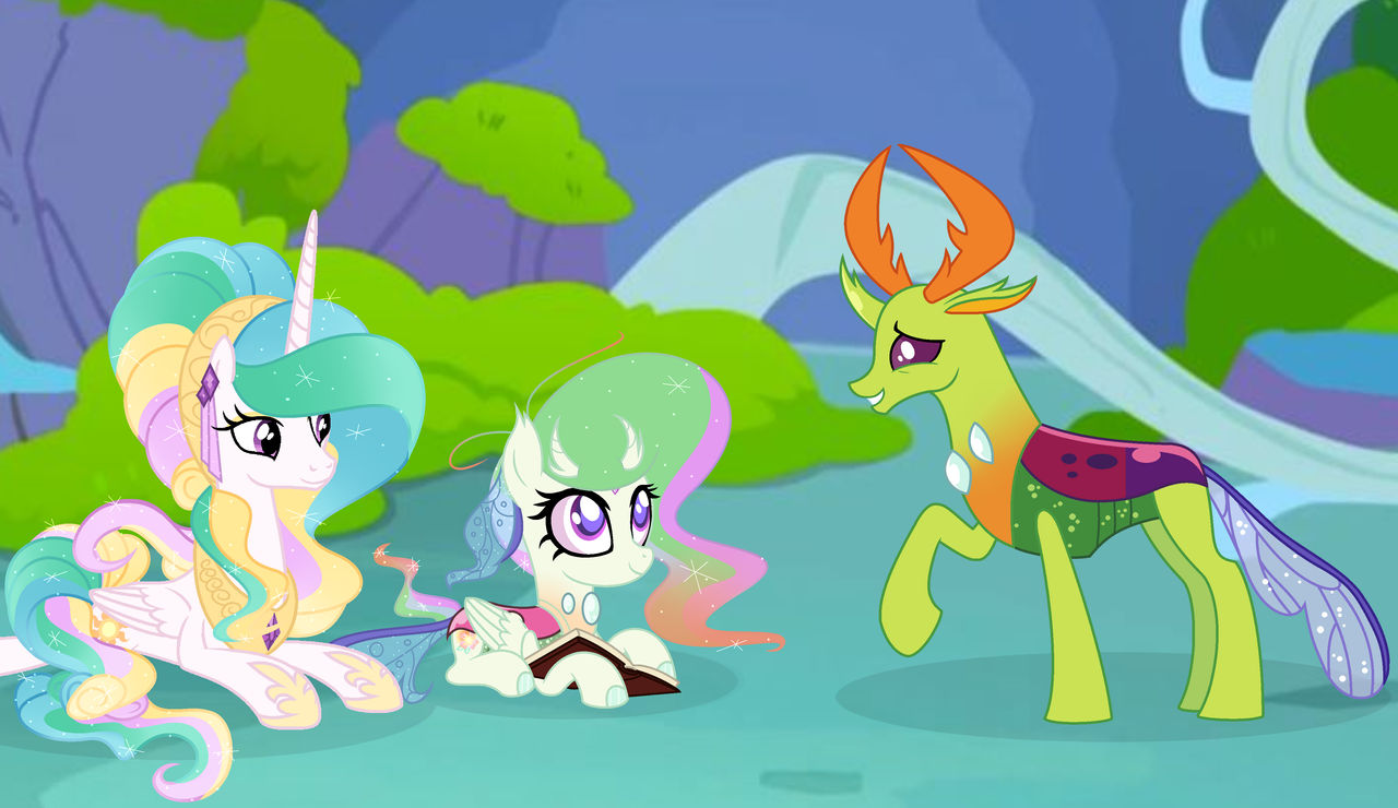 Celestia Thorax And Their Daughter By Princeaurion On Deviantart