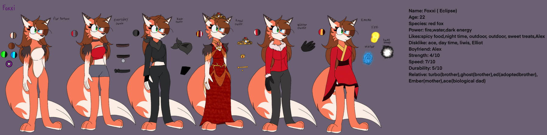 Foxxi Refsheet By Artzyfoxxi On Deviantart