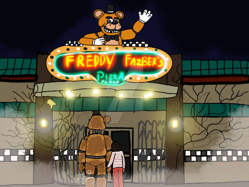 Five Nights At Freddys Movie Art By Dripbutton13 On Deviantart