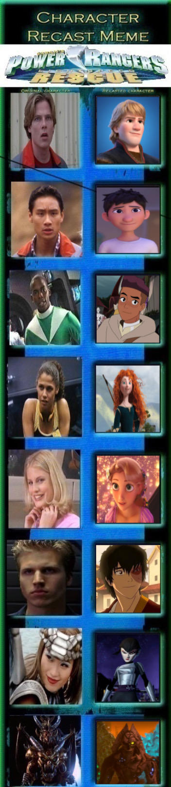 My Power Rangers Lightspeed Rescue Recast By Disneyfan3000 On Deviantart