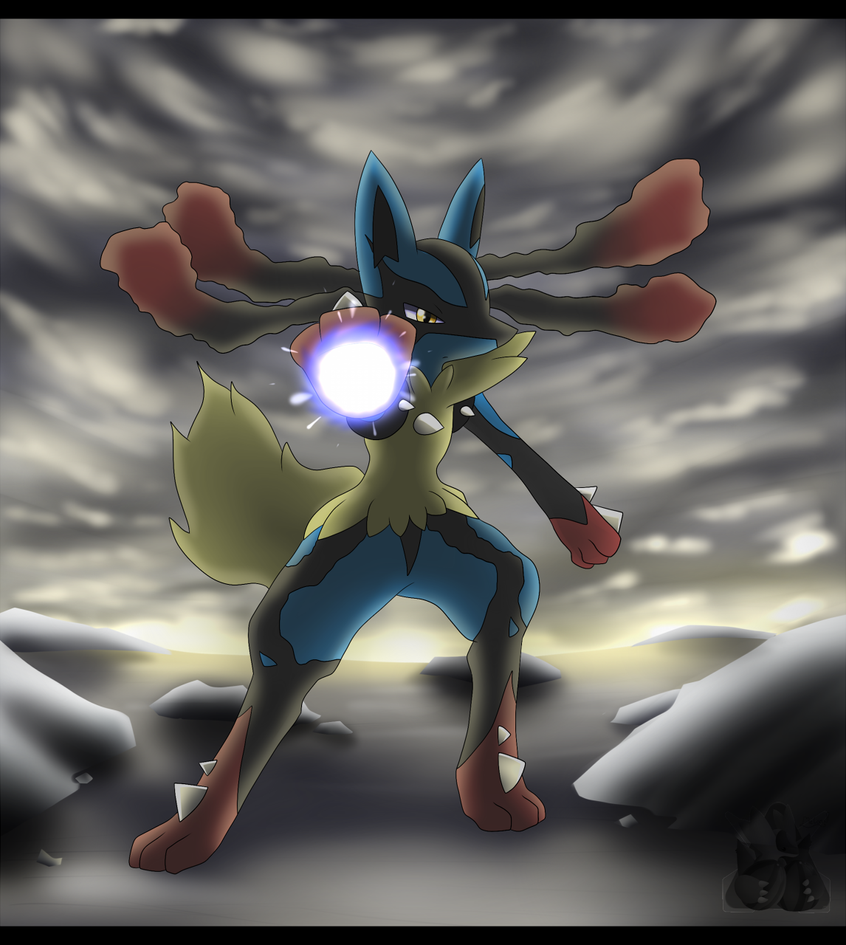Mega Lucario By Oldanthropokemon On Deviantart