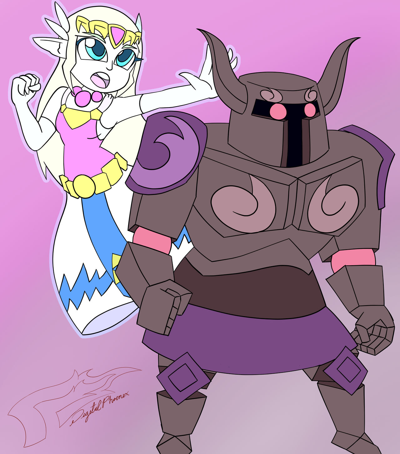 Princess Zelda Spirit Tracks By Dig1talpho3nix On Deviantart