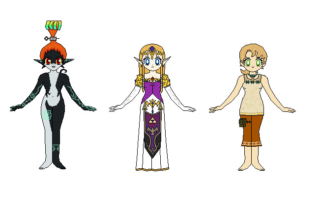 Zelda Midna Ilia By Hyrule Legends On Deviantart