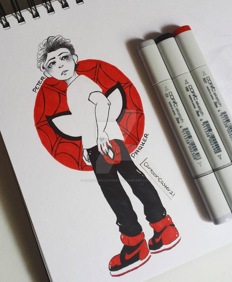 Peter Parker By Cartooncaster21 On Deviantart
