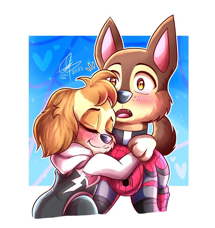 Chase X Skye Spider Man By Davidmulyahindrotano On Deviantart