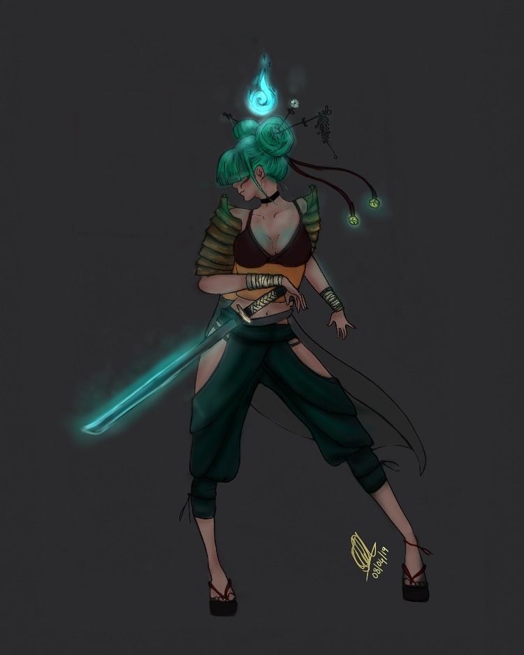 Kitsune Samurai By Thewiseowlsilent On Deviantart