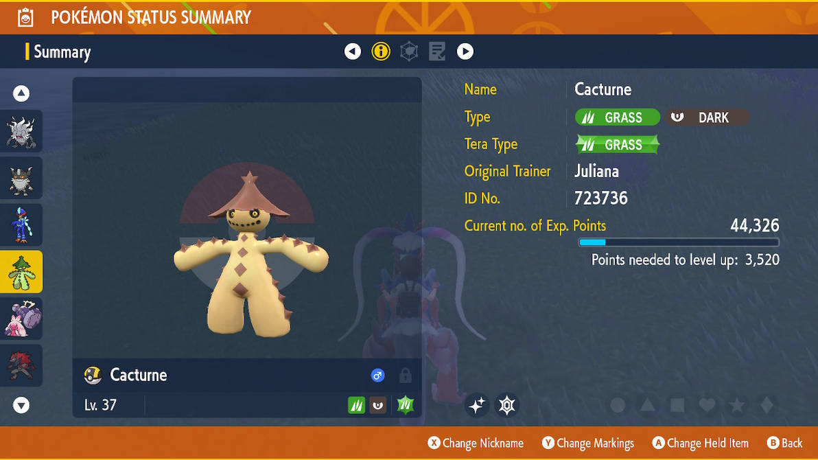 Shiny Cacturne On Pokemon Scarlet By Jonwii On Deviantart