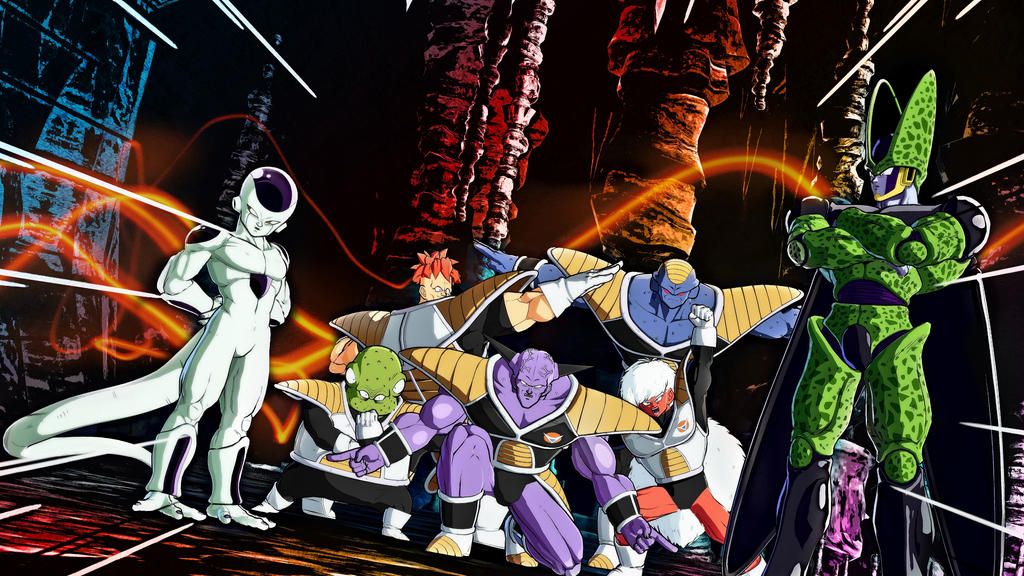 Frieza Ginyu Force And Cell By Bodskih On Deviantart