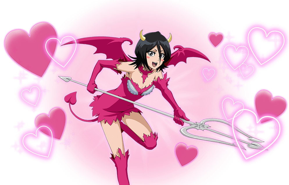 Kuchiki Rukia Bleach Official Art 1girl Black Hair Blush Breasts Hair Between Eyes