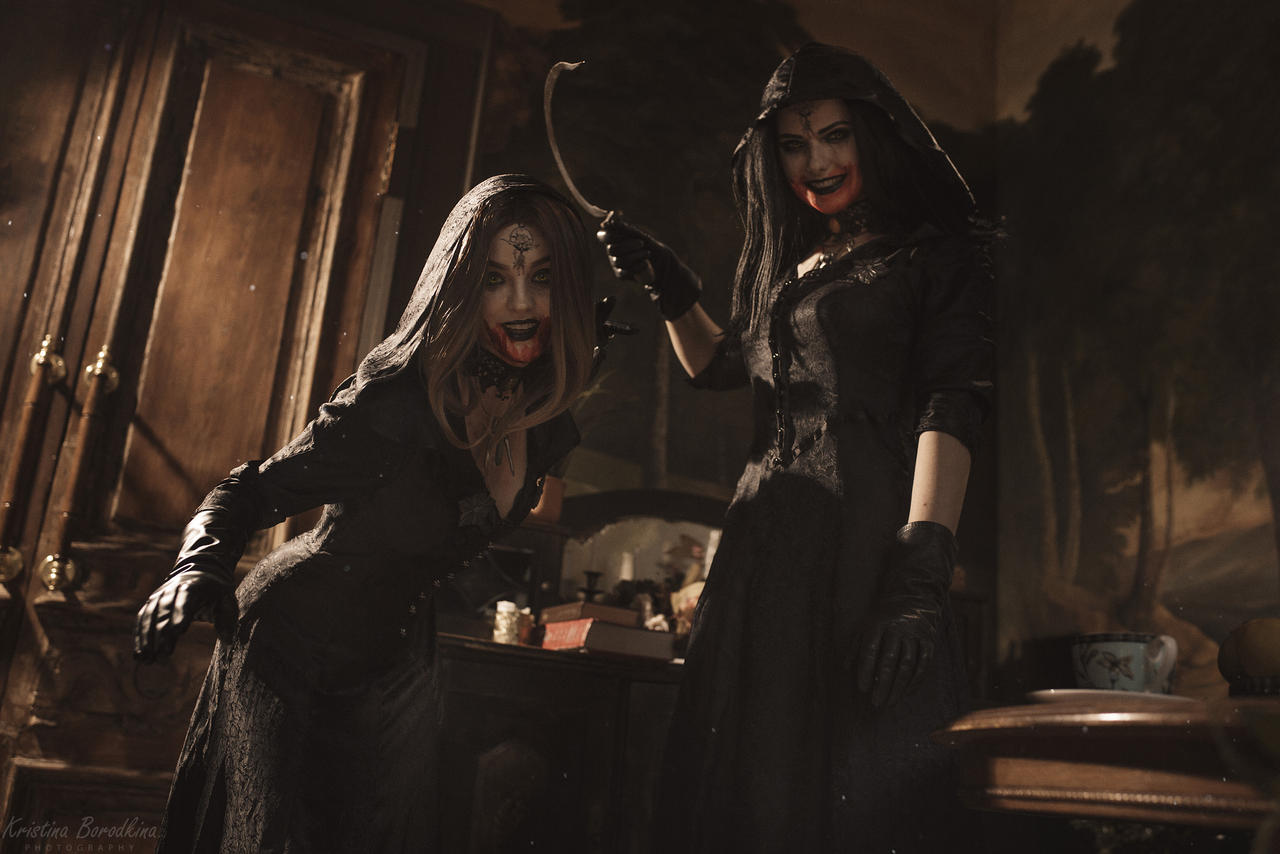 Bela And Cassandra Dimitrescu Re8 Village 1 By Katssby On Deviantart