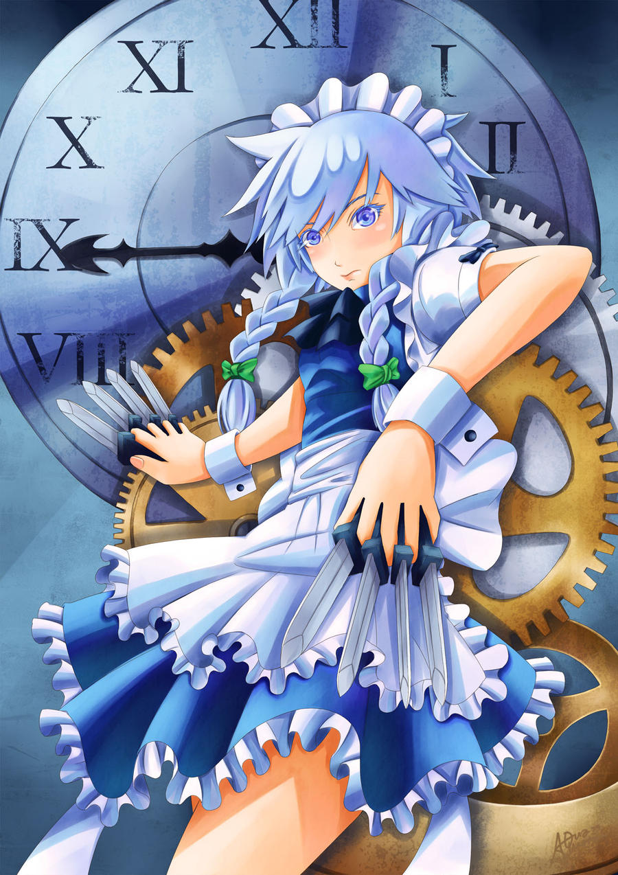 The Elegant Maid - Izayoi Sakuya by Aquamarine-39 on DeviantArt The Elegant Maid - Izayoi Sakuya by Aquamarine-39 on DeviantArt