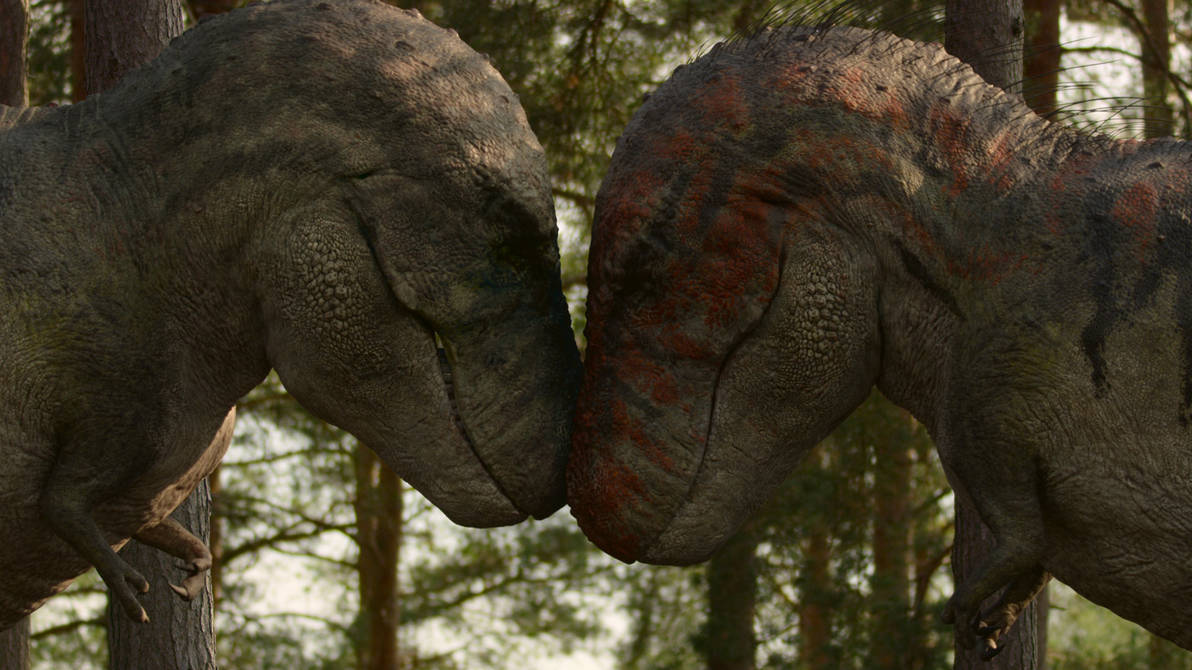 Life On Our Planet Female T Rex And Male By Jasonperla On Deviantart