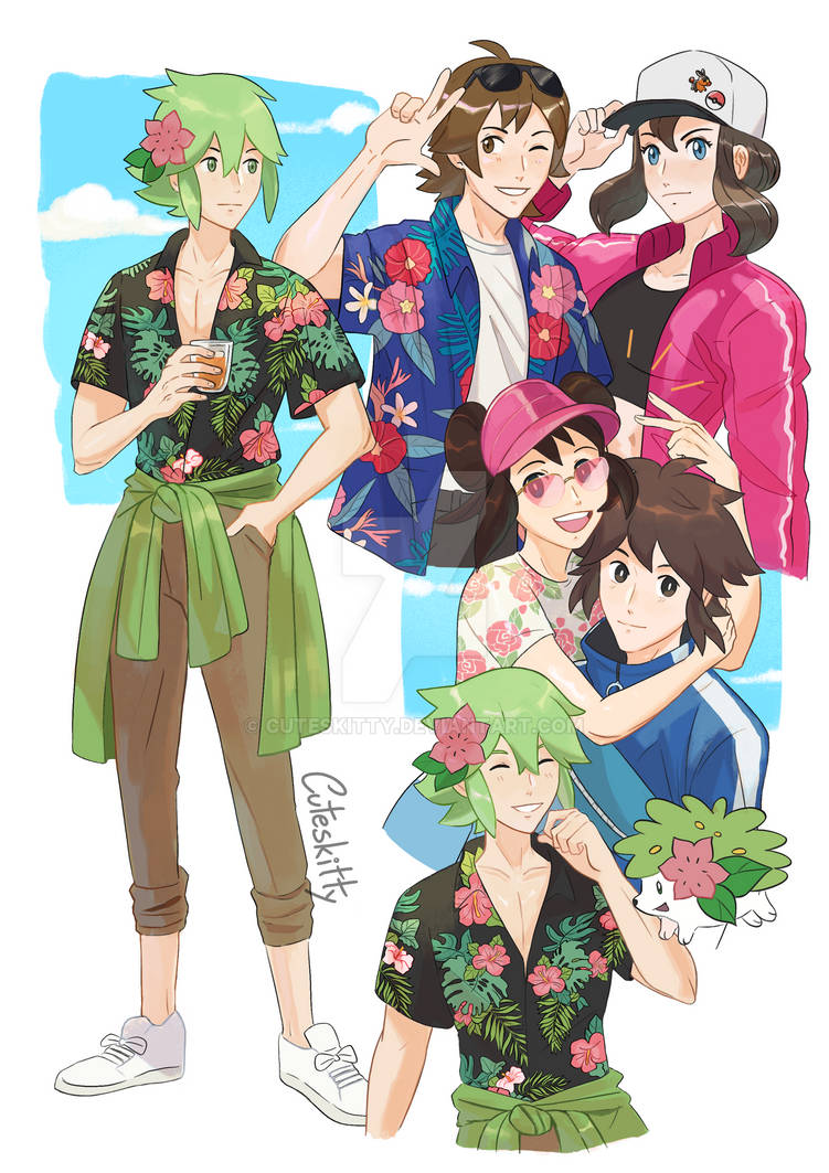 Unova Gang By Cuteskitty On Deviantart