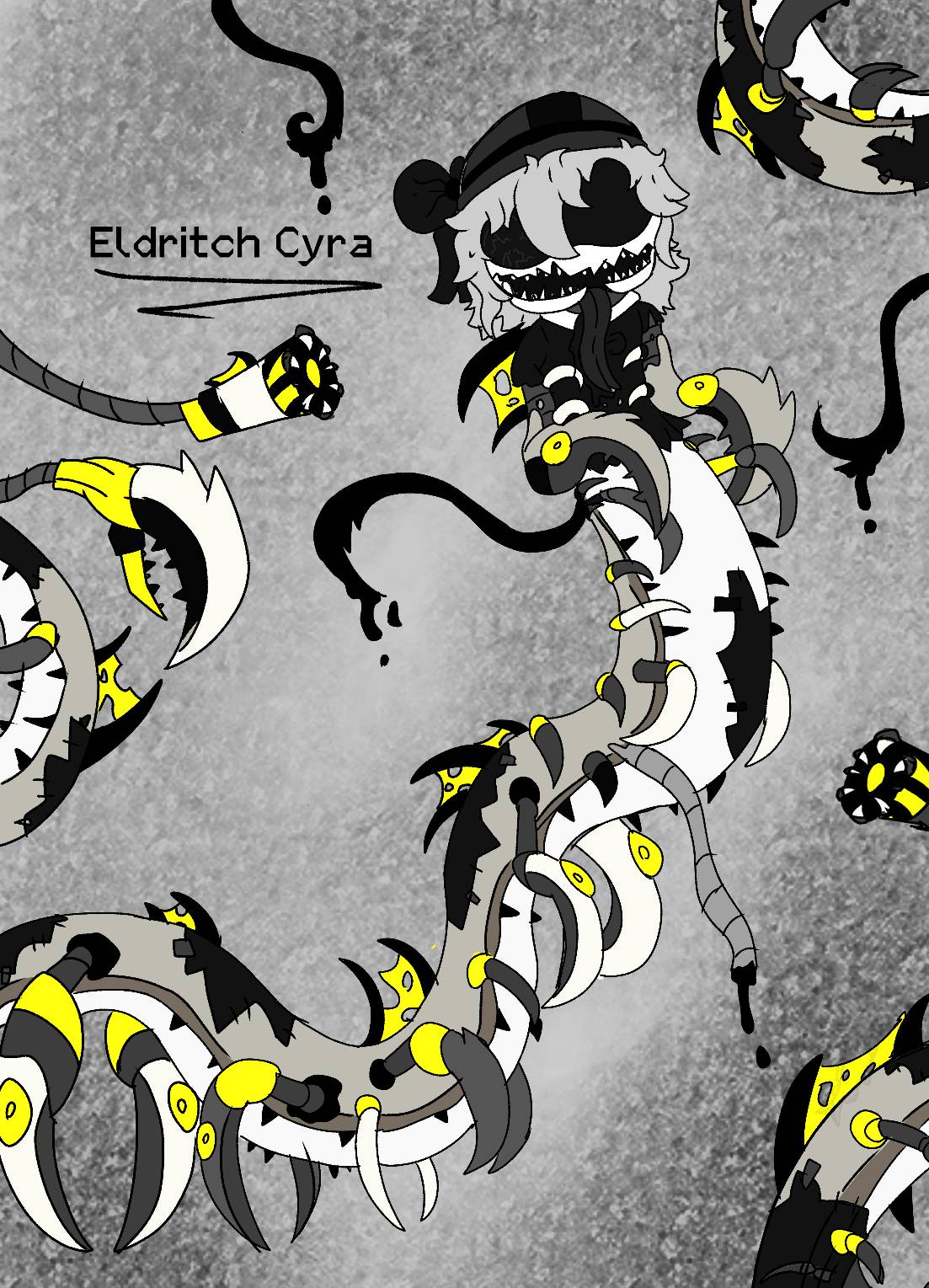 Eldritch Cyra Murder Drones Oc By Thegraytanuki On Deviantart