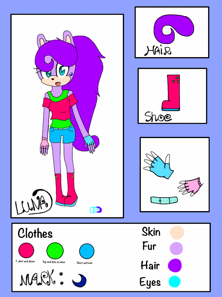 Luna Reference By Lunathebunnie On Deviantart