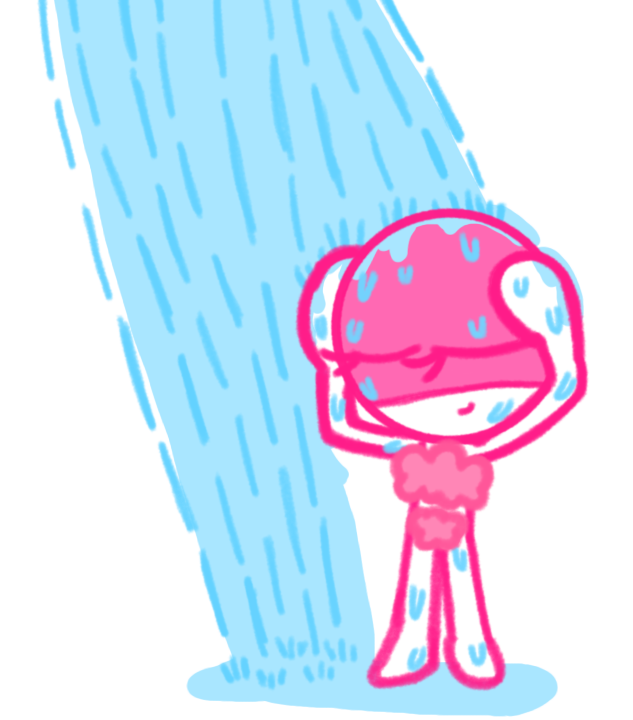 Rosy Taking A Shower By Cookiecatgirl22 On Deviantart