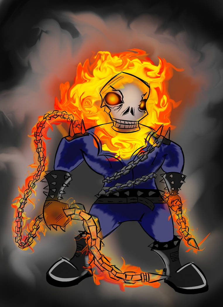 Chibi Ghost Rider by DynamiteKnight on DeviantArt
