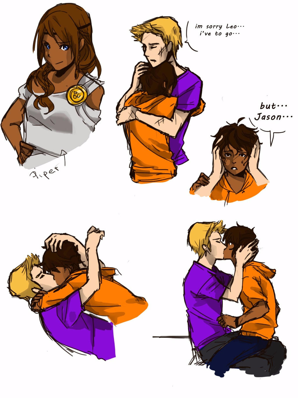 Jason Leo Percy Jackson Heroes Of Olympus By Fly4level On Deviantart