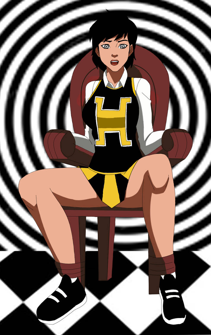 Young Justice Wendy Harris Hypnotized By Mad Mod By Alphagodzilla1985
